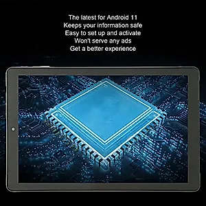 Qinlorgo Tablet, 5G WiFi USB C Charging Port 10 Inch Tablet 3 Card Slots 3GB RAM 64GB ROM Octa Core Processor for Daily Entertainment (US Plug)