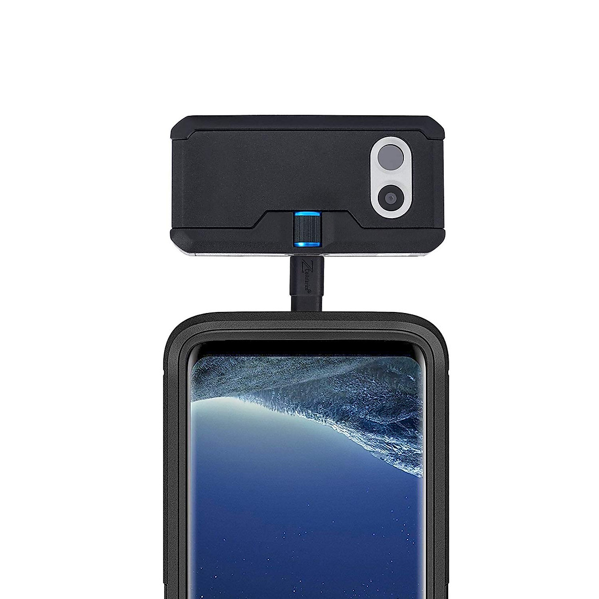 Cellularize USB C Extender Adapter (2 Pack) 40Gbps 240W Short Dock Cable Extension Type-C 8K@60Hz PD Low Profile Male to Female Thunderbolt QC & Data Transfer for USB-C Devices