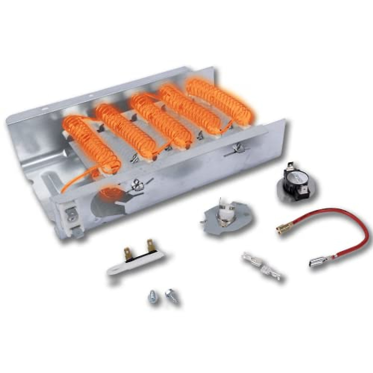 Dryer Heating Element Replaces For Whirlpool WED4815EW1 WED5000DW2 WED6200SW1 WED6600VW0 WED4800BQ1 WED4800XQ0 WED4800XQ1 WED4900XW0 WED49STBW1 WED5100VQ1 WED5200VQ1 WED5300SQ0 WED5540SQ0 WED7000DW1