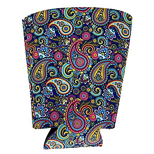 Paisley Pattern Pint Glass Coolie