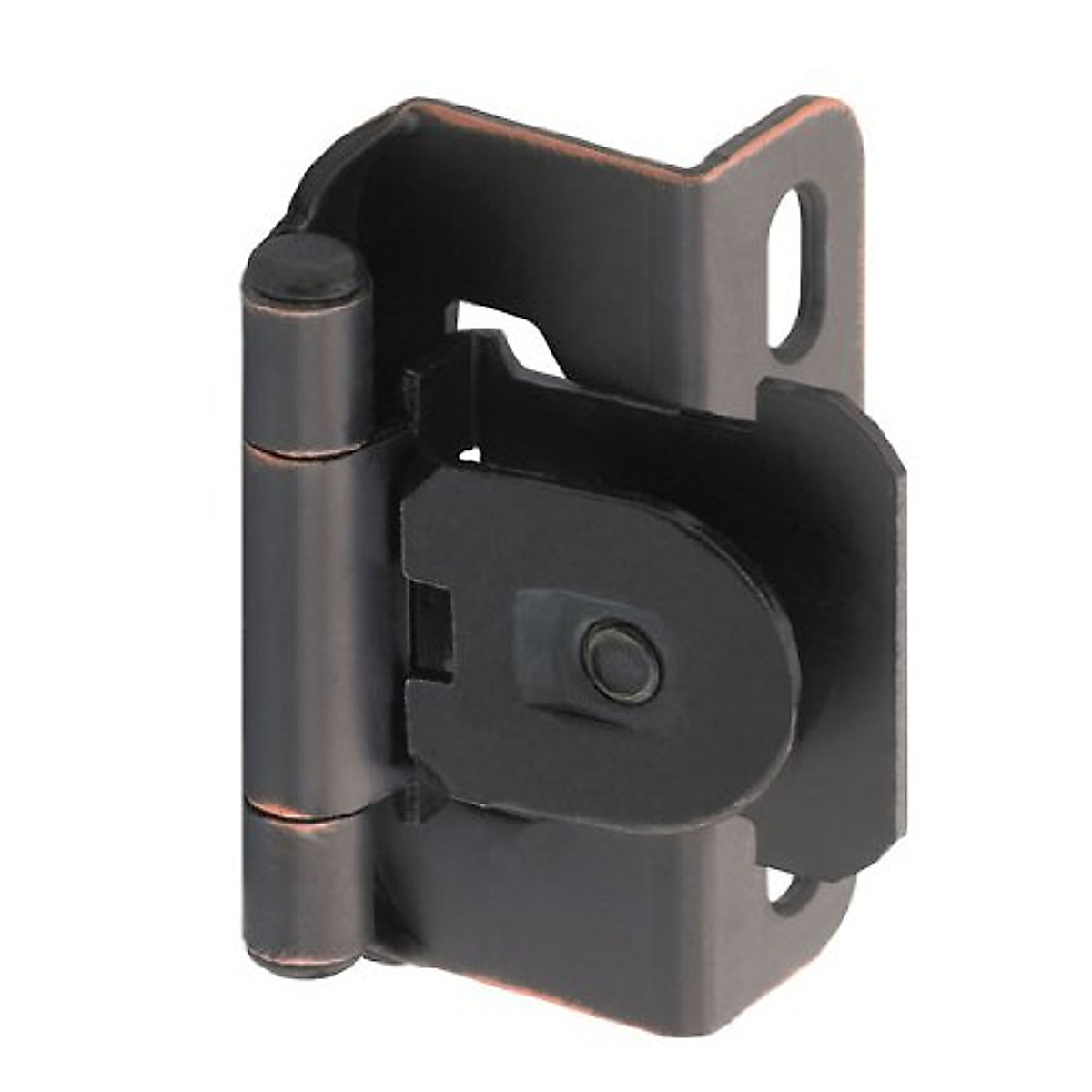 Amerock BP8719-ORB Single Demountable Partial Wrap Hinge 1/2-Inch Overlay, Oil Rubbed Bronze (25)