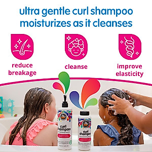 SoCozy Curl Shampoo | For Kids Hair | Ultra-Hydrating Cleanser | No Parabens, Sulfates, Synthetic Colors or Dyes, Sweet-Crème, 10.5 Fl Oz