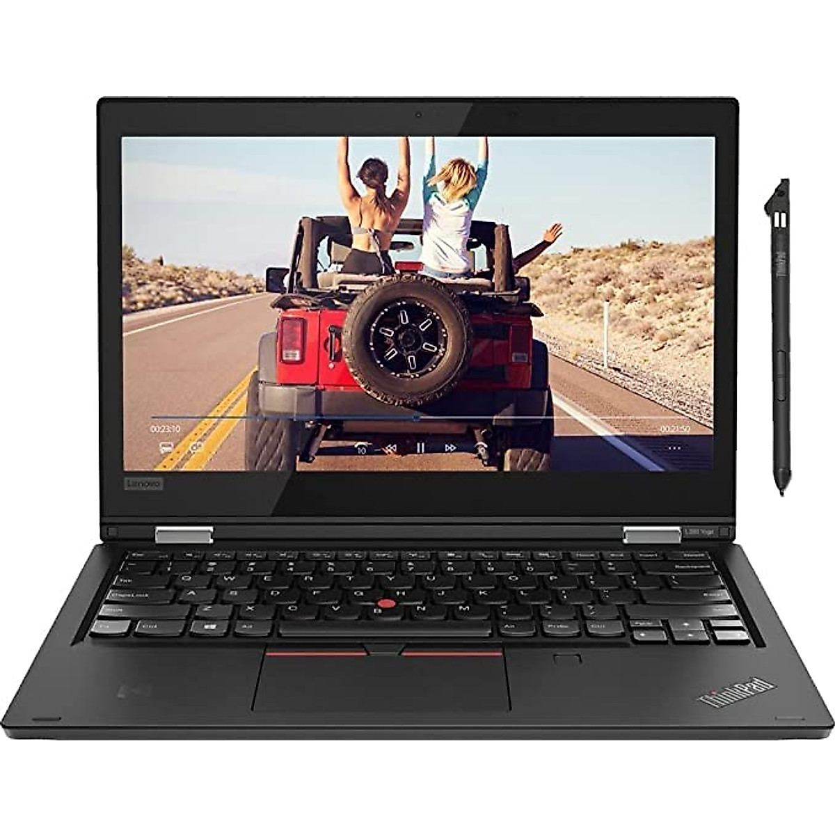 Lenovo ThinkPad L380 Yoga 2-in-1 Laptop, 13.3" FHD Touchscreen, Intel Core i5-8250U, 16GB RAM, 512GB SSD, Fingerprint Reader, Backlit Keyboard, Stylus Pen, Windows 10 Pro (Renewed)