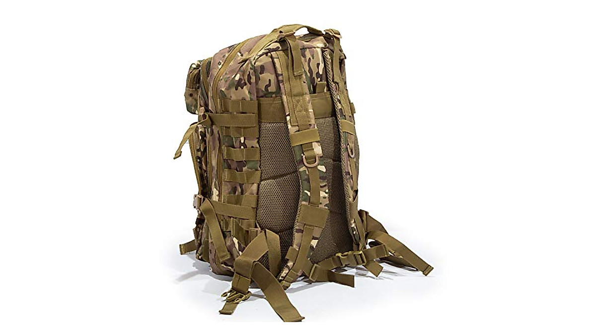 Bug Out Bag Backpack 50L Tactical Survival Pack Green Camo