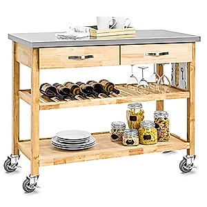 HOLKIE Caster Wheels 3 inch Locking Stem Casters, 1/2" -13 x 1-1/2" (Stem Diameter 1/2", Stem Length 1-1/2") Threaded Stem Casters Swivel Casters Set of 4 Heavy Duty Castors Gray