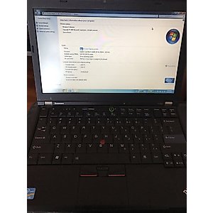 Lenovo ThinkPad X220 42872WU 12.5-Inch Notebook Computer (Intel Core i5-2520M,4GB RAM, 320GB HD, Windows 7 Professional), Black