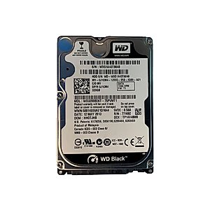 Ebid Dealz Replacement for Scorpio Black WD3200BEKT Dell Western Digital Internal Hard Drive HDD 7200RPM 320GB 16MB J1CM4 J418T W5Y3D