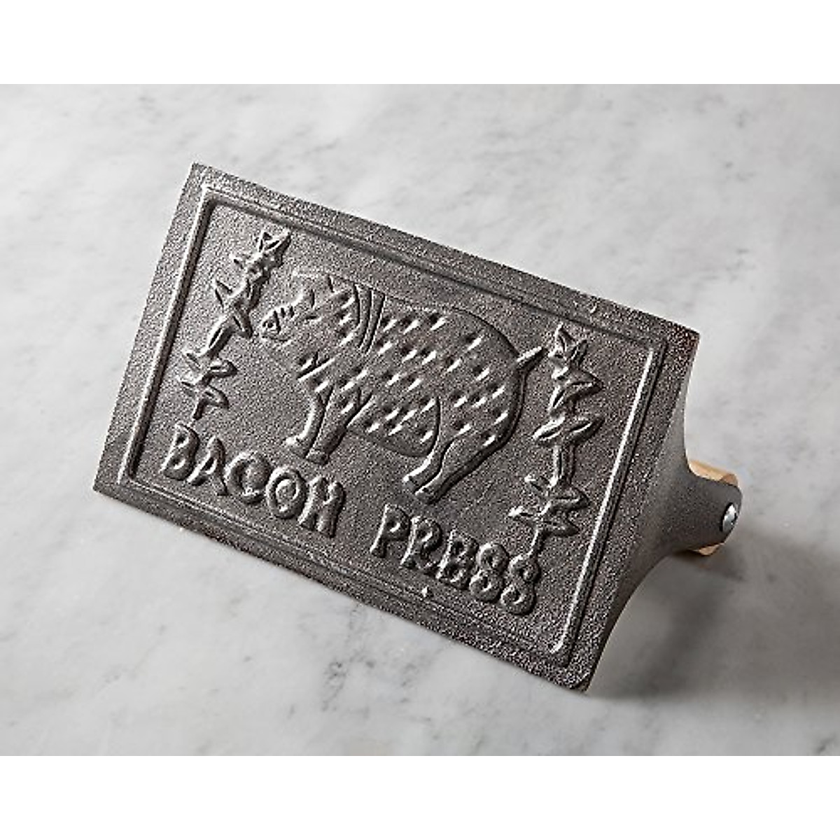 Outset Bacon Press, 6.75 Inches, Metallic