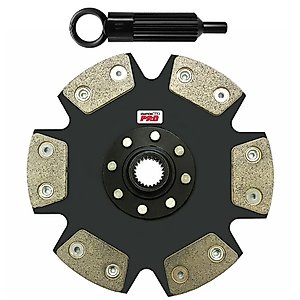 ClutchMaxPRO Performance Stage 4 Clutch Disc Plate with Alignment Tool Compatible with 1987-1992 Toyota Supra Turbo 3.0L 7M-GTE 5-speed R154 MK3 (CPLC56024R4DEAT-16063-ST4)