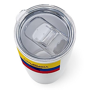 CafePress Colombian Flag Extra Stainless Steel Travel Mug 20 oz. Insulated Stainless Steel Coffee Tumbler