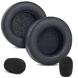 YunYiYi Thicken Upgrade Virtuoso RGB SE Ear Cushions Replacement Compatible with Corsair Virtuoso RGB Wireless SE /Virtuoso XT Gaming Headset Protein Leather Replacement Earpads Parts