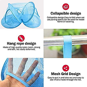 Hanging Closet Organizer - Foldable Closet Hanging, Space Saver - Sweater or Shoe Organizer, Baby Nursery Closet Organization and Storage