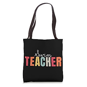 Swim Teacher Life Back To School First Day Appreciation Tote Bag
