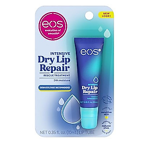eos The Hero Lip Repair, Extra Dry Lip Treatment, 24HR Moisture, Overnight Lip Treatment, Natural Strawberry Extract, 0.35 fl oz