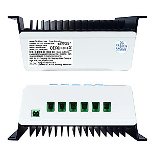 EPever MPPT Charge Controller 20A 12V/24V Auto Solar Panel Charge Controller Intelligent Regulator Tririon2210N wth DS2 + UCS modules (20A,Triron2210N)