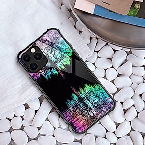 ZHEGAILIAN Compatible with iPhone 14 Case,Colorful Life Tree 14 Women Girls Case,Shockproof Anti-Slip Drop Protection with Soft TPU Bumper