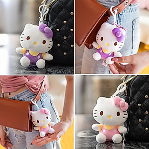 AmBealla Cartoon Keychain Pendant Doll cute Classic Plush Doll Cute Accessories Key Ring Pendant (Pink)