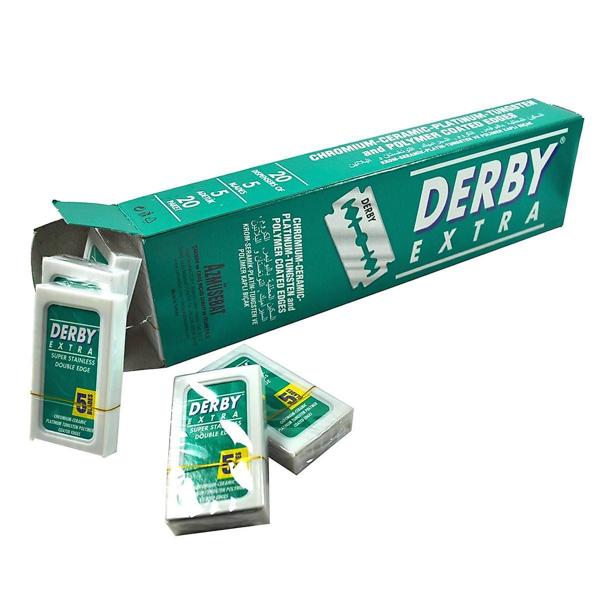 Derby Extra Double Edge Razor Blades - 25 Ct