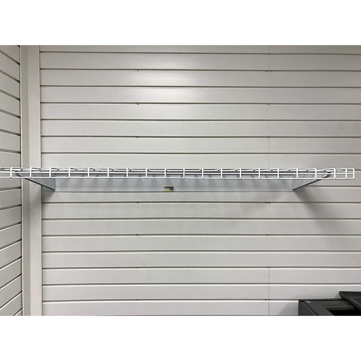 GarageTek 48" Heavy Duty Garage Shelving | Steel Shelf for Garage | Portable Utility Shelf Heavy Duty - Wire Shelving Rack, Mounts on TekPanel, TekTrak and Most Garage Storage Slat Walls