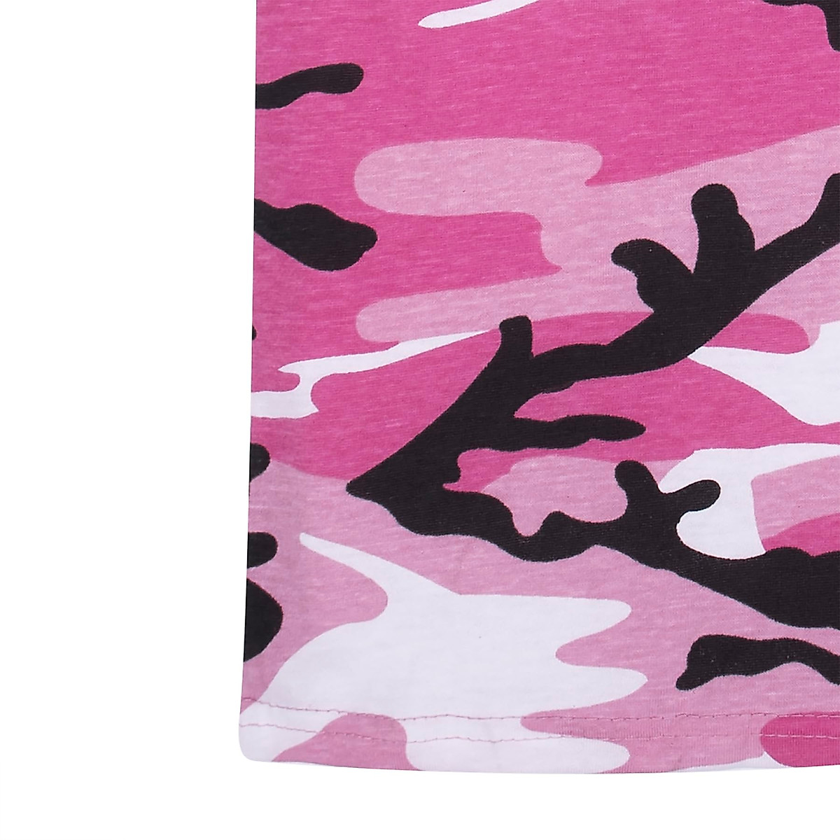 Rothco Kids Camo T-Shirt - Stylish Comfort for Little Explorers, Pink Camo - M