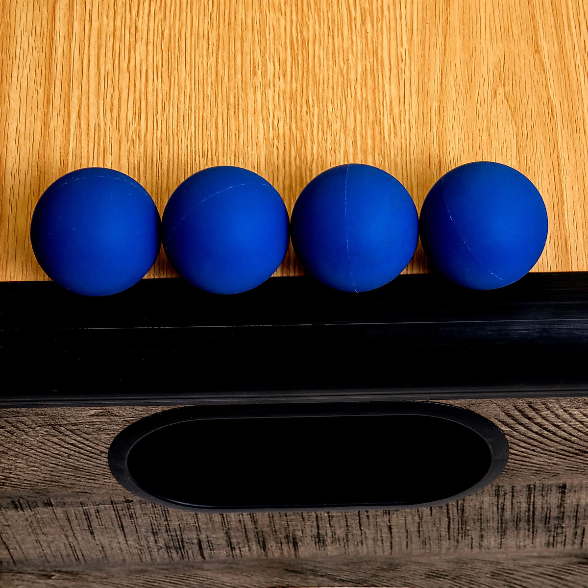 American Legend 9’ Arcade Speedball Game - Engineered Wood Construction - Realistic Game Play - Automatic Ball Return - 4 Balls Included