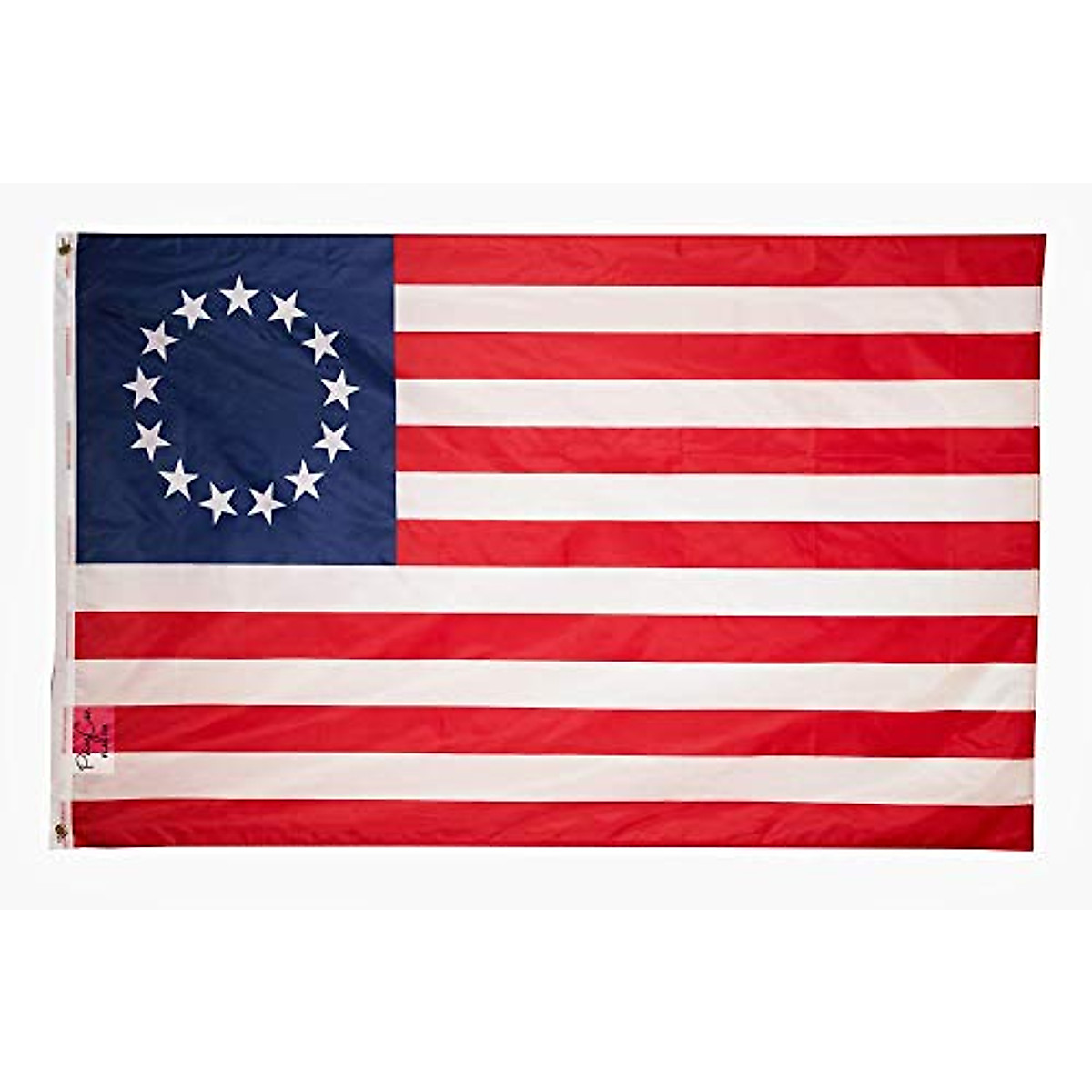 PringCor Betsy Ross Polyester Flag 3x5FT American Revolution Patriotic 13 Star …