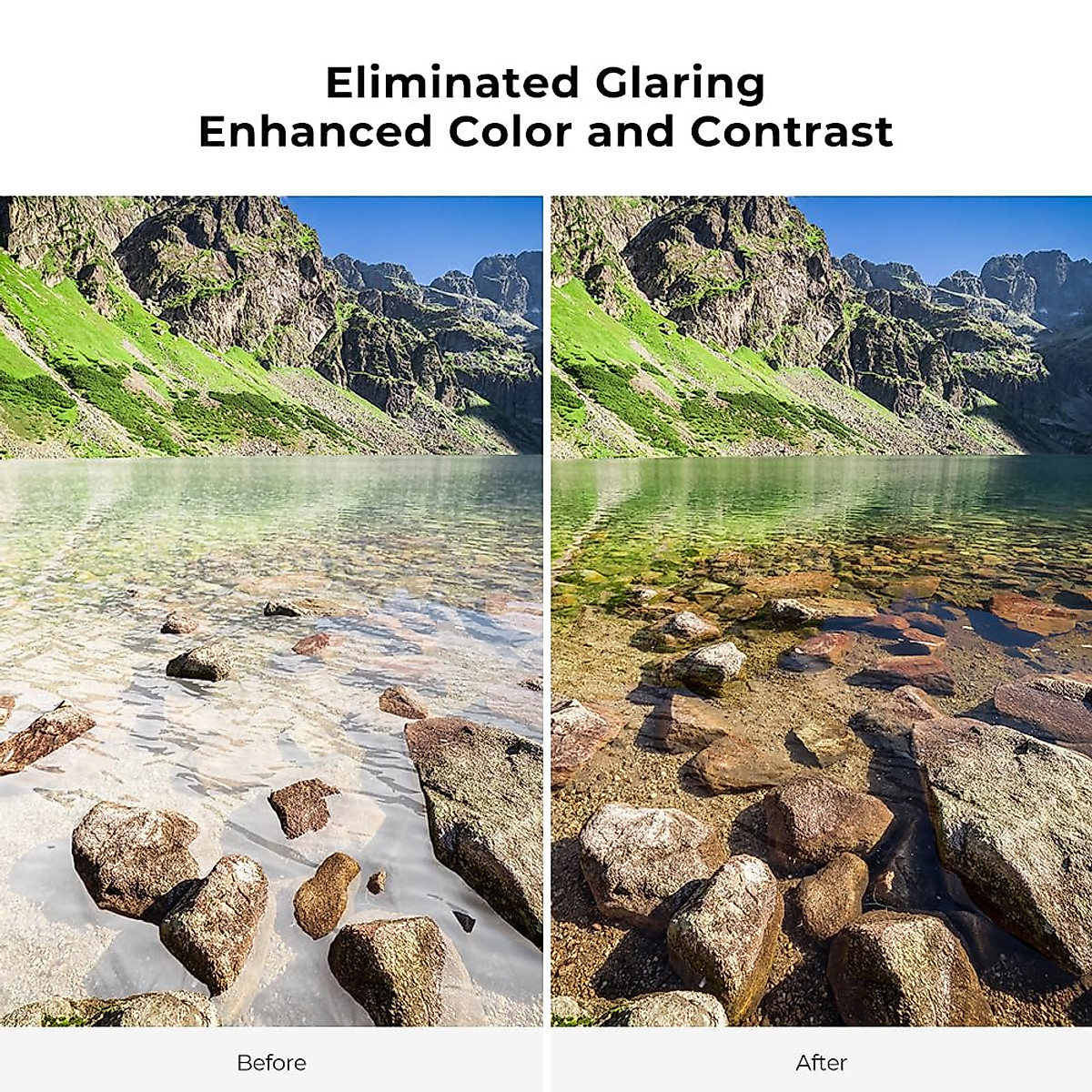 K&F Concept 39mm Circular Polarizer Optical Glass Lens Filter Ultra-Slim 18 Multi-Layer Coatings Circular Polarizing Filters for Camera Lens (K Series)