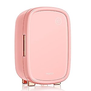 YAARN Small Fridge for Bedroom Professional Beauty Refrigerator Skin Care Cosmetics Small Refrigerator Intelligent Preservation 12L Fridge