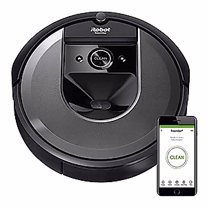 iRobot Roomba i7+ (7550) Robot Vacuum with Automatic Dirt Disposal-Empties Itself, Wi-Fi Connected, Smart Mapping, Compatible with Alexa, Ideal for Pet Hair, Carpets, Hard Floors, Black (Renewed)