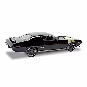 RMX Revell 85-4477 Fast & Furious Dom's 1971 Plymouth GTX 1:24 Scale 87-Piece Skill Level 4 Model Car Building Kit, Clear,White