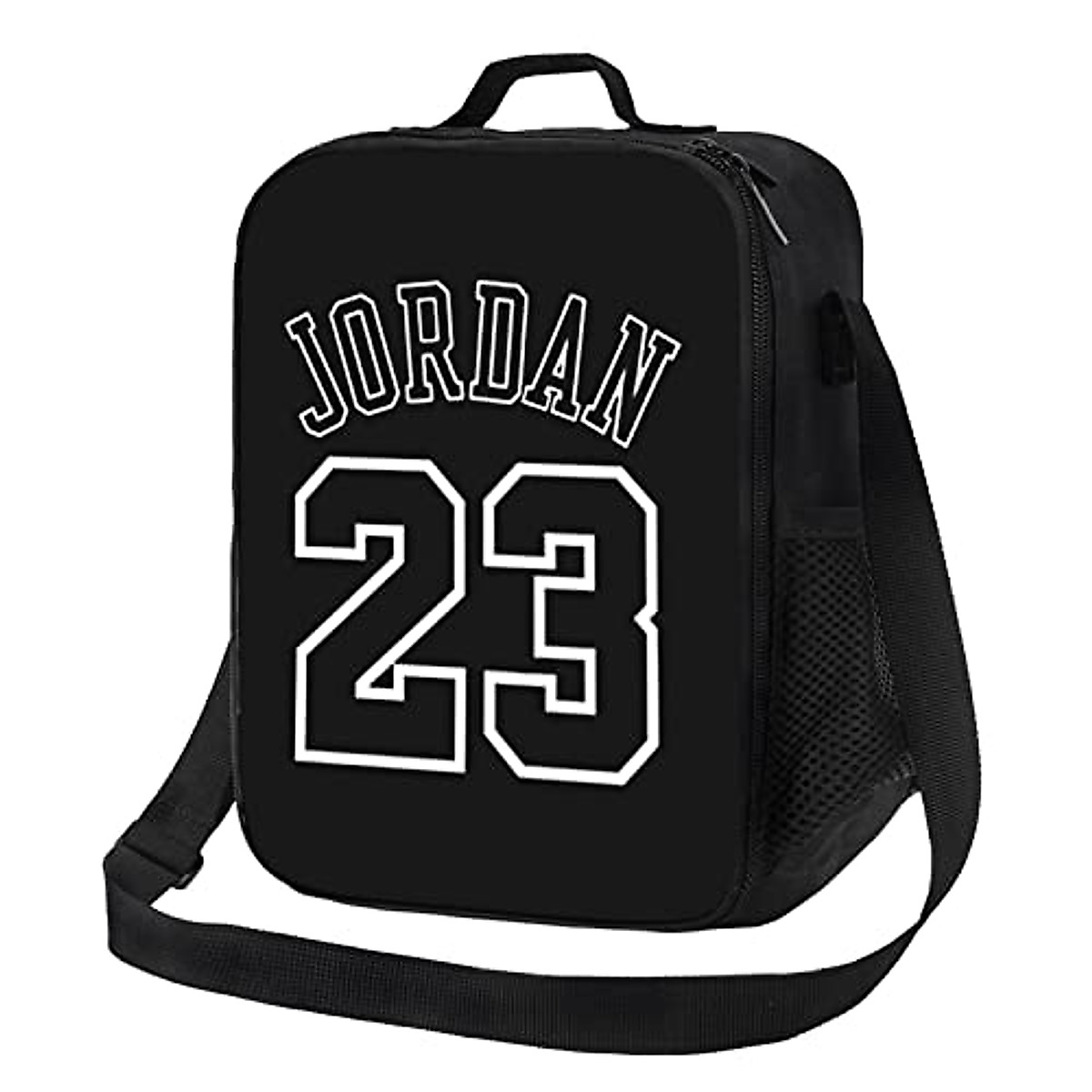 Auqizbx Basketball Number 23 Jordan Unisex Men Women Lunch Bag Lunch Box Across Heat Retaining Portable Tote Bags