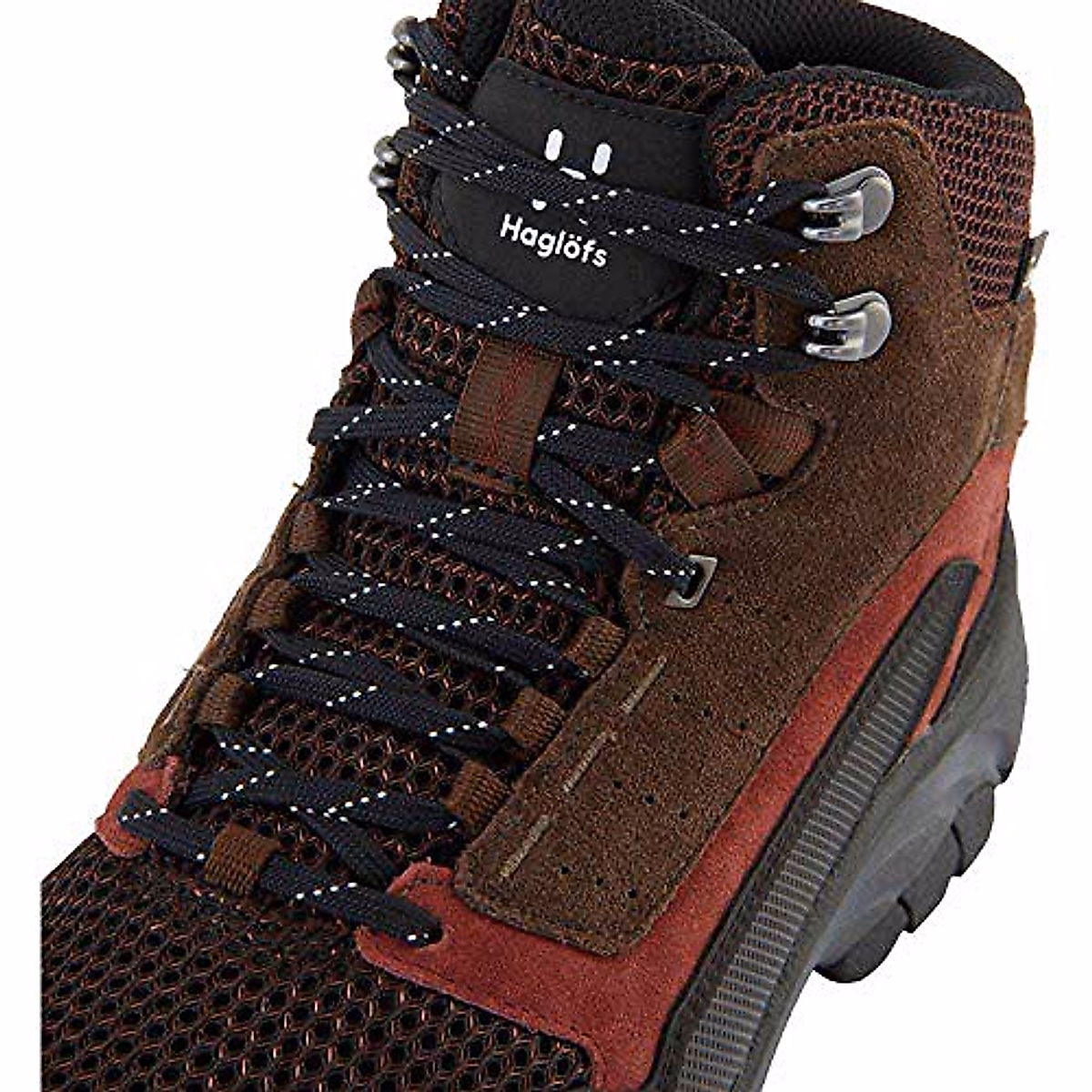 Haglofs Skuta Mid Proof Eco Women's Waterproof Walking Boots - SS23-8.5 - Red Maroon Red Barque 4gx