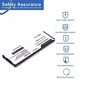 Youejoeq ATB-1800-SY5530, ATB-900-SY5531, 40-210742-20 Replacement Battery for RTI T2i T2X T3X T1 T2+ T2B T2C T2Cs T3 Remote Control Transmitter 1000mAh