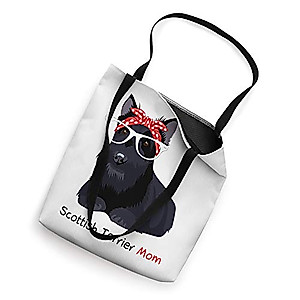 Scottish Terrier Mom Bandana Womens Scottie Dog Tote Bag