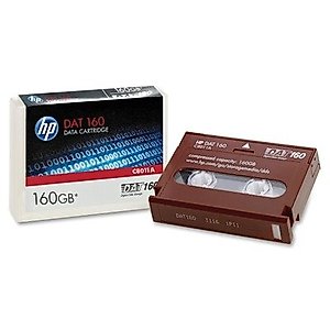 HP 8 mm DAT 160 Data Cartridge, 150m, 80GB Native/160GB Compressed Data Capacity