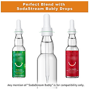 SIUDANGKA 8 Pack Glass Dropper Compatible with Sodastream Flavors Bubly Drops for Soda Stream Accessories