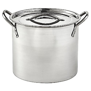IMUSA 8 Quart Stainless Steel Stock Pot with Lid