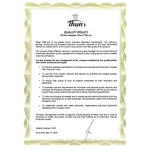 THUN Deep Plate Pasta Bowl Dinnerware Forget-Me-Nots Porcelain Soup Plates Set of 4 Dinner Plate Serving Plate 9.06" (23 cm) Soup Bowl