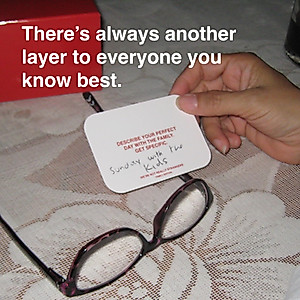 WE'RE NOT REALLY STRANGERS Family Edition Card Game - 150 Conversation Cards for Adults, Teens, Couples, & Strangers - Fun Family Party Card Game for Game Night or Date Night, Ages 15+, 2-6 Players