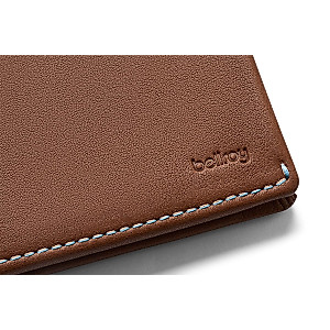 Bellroy Slim Sleeve, slim leather wallet (Max. 8 cards and bills) - Hazelnut