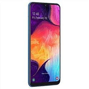 Samsung Galaxy A70 (128GB, 6GB RAM) 6.7" in-Screen Fingerprint, 25W Super-Fast Charger, US + Global 4G LTE GSM Unlocked International Model A705MN/DS (Blue, 128GB + 128GB SD + Case Bundle)