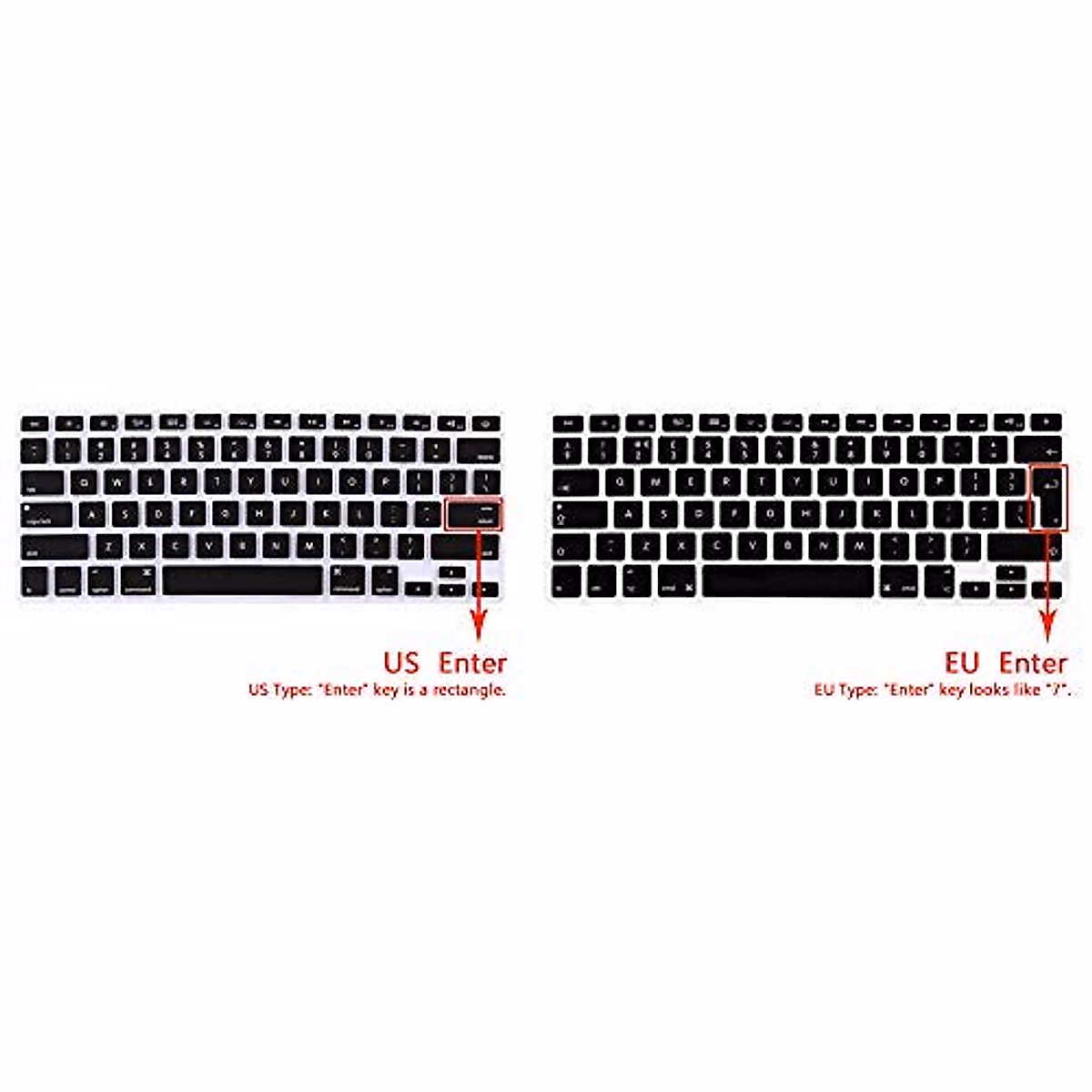 HRH Rainbow Silicone Keyboard Skin Cover for iMac Wired USB Full Size Keyboard with Numeric Keypad A1243(G6 MB110LL/B and MB110LL/A)