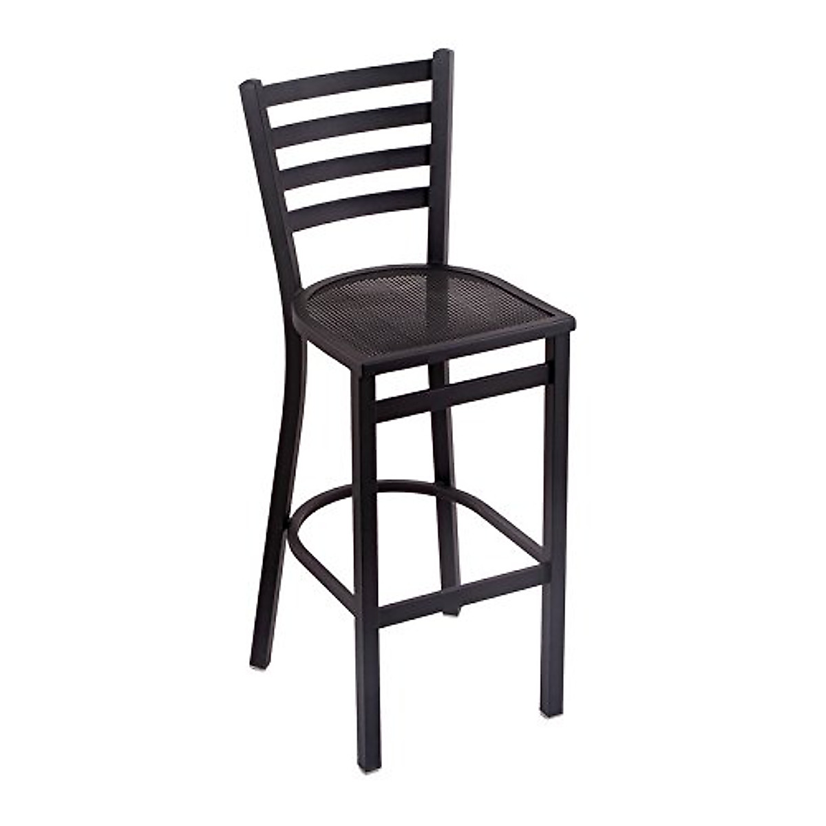Holland Bar Stool OD400 Jackie Counter Outdoor Stool, 25", Black Wrinkle
