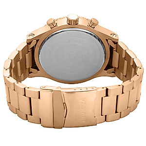 Invicta Men's 1271 Specialty Chronograph Rose Dial 18k Rose Gold Ion-Plated Watch