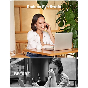 F FORITO 2-Pack 15.6 Inch Anti Blue Light Laptop Screen Protector, Eye Protection Anti Glare Matte Computer Screen Cover for 15.6" Laptop with 16:9 Aspect Ratio, Reduce Eye Strain and Touch Sensitive