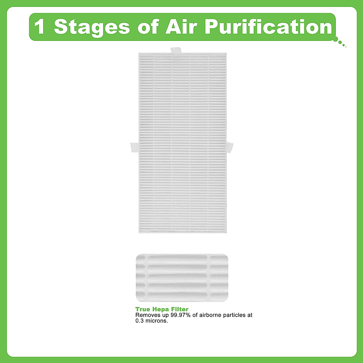 Hichoryer HRF-G Replacement Filter, Compatible with Honeywell HPA020B HPA020 & HPA030B HPA030 & HPA075/080 Series and HPA175/180 Series Air Purifier, Part Number HRF-G1/HRF-G2 4 Pack