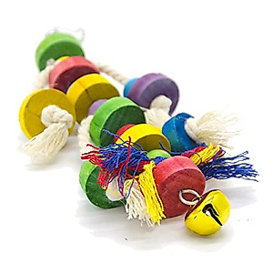 Juguetes Toys Parrot Swing Toy 2 pcs Parrot Toy Parrot bite Toy Parrot Playing Toy Hanging Funny Parrot Chewing Toy Bird Cage Chew Chew Chew Toys Parrot Block