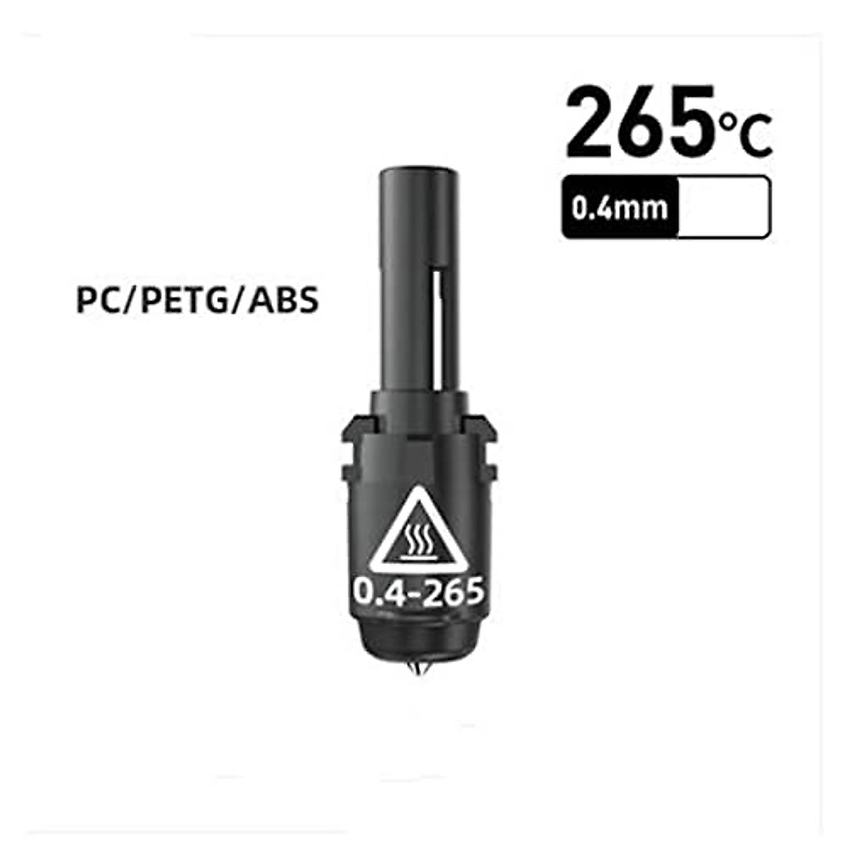 LICHIFIT Replacement Nozzle Assembly Hotend Kit 265℃High Temperature Nozzle for Adventurer 3/4 3D Printer Upgraded Accessory