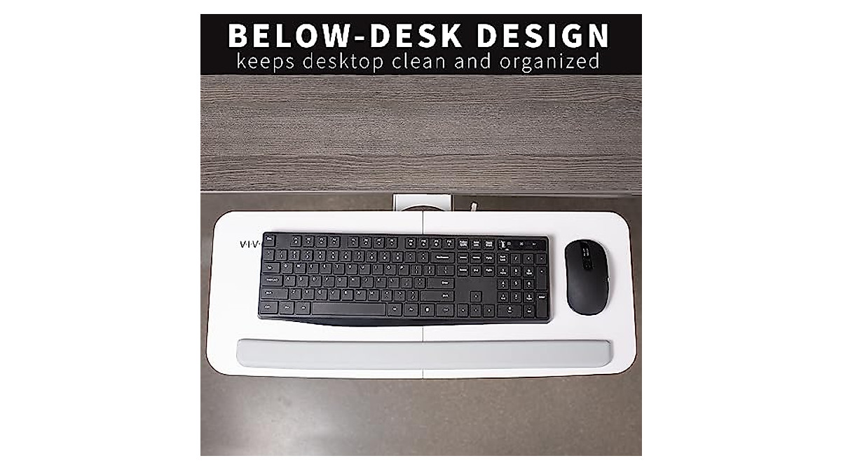 VIVO Adjustable Ergonomic Keyboard Tray for Comfort
