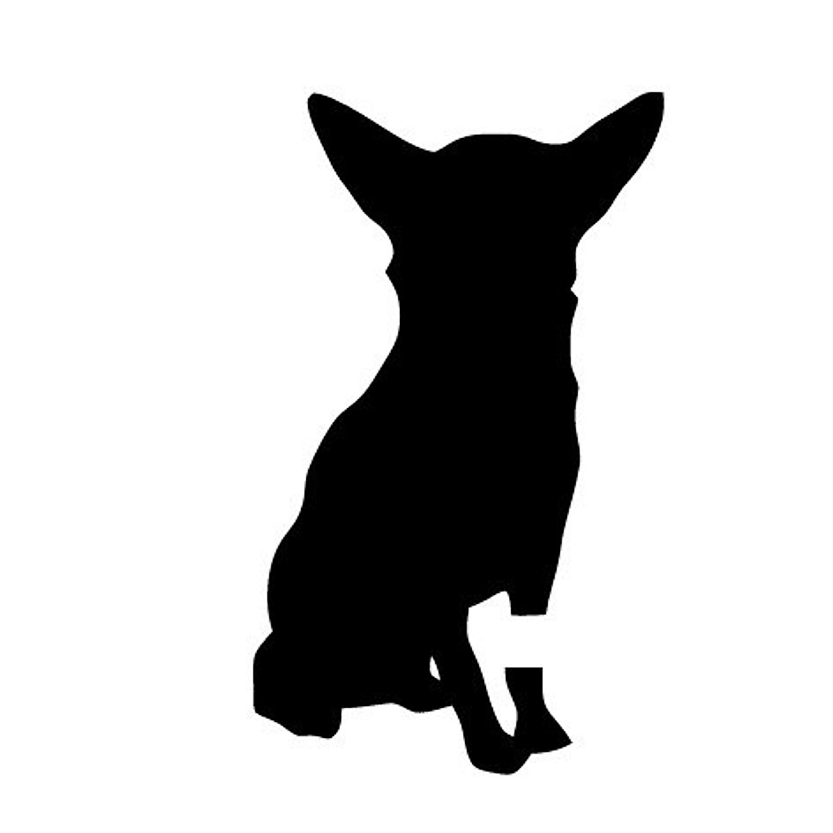 Pack of 3 Chihuahua Style 1 Stencils, 11x14, 8x10 and 5x7 Made from 4 Ply Matboard